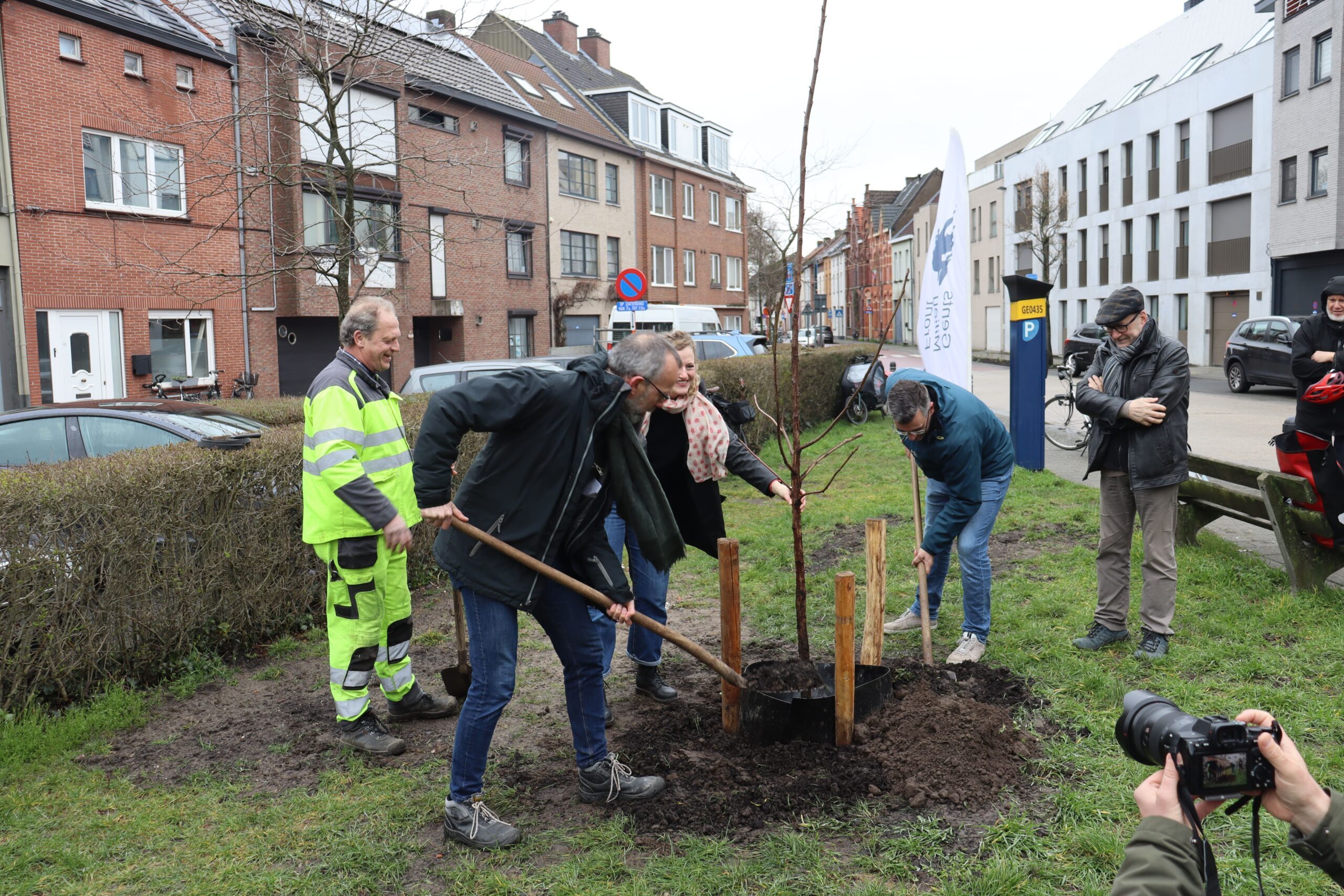 Een notelaar voor Sint-Amandsberg - GMF en Stad Gent planten nieuwe toekomstboom aan - Gents ...